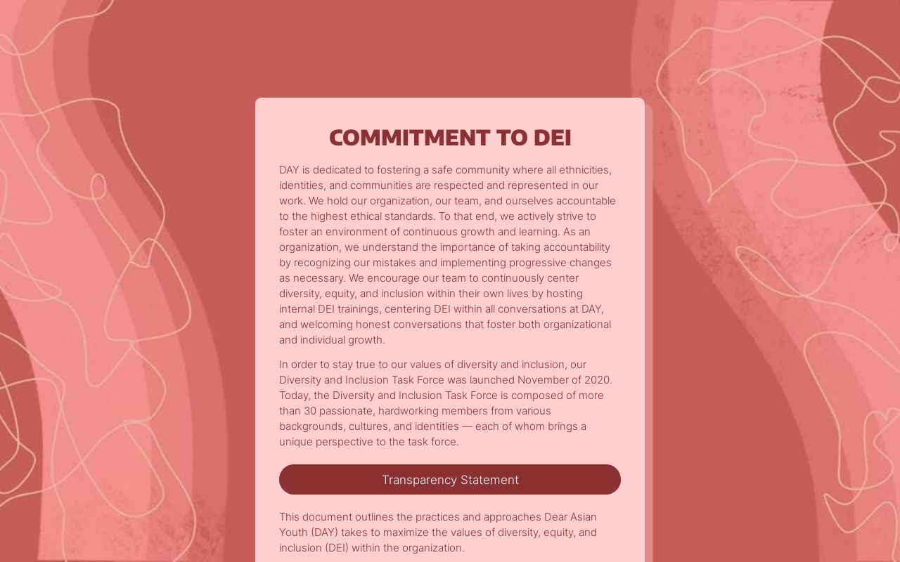 Commitment to DEI